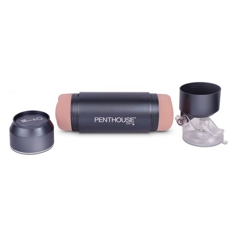 PENTHOUSE PET CYBERSKIN HANDS FREE ADJUSTABLE DUAL STROKER KENNA JAMES ...